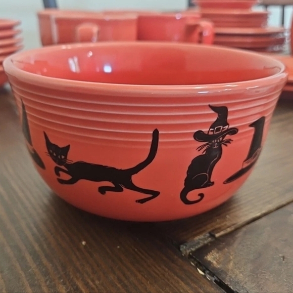 Fiestaware | Dining | Fiestaware Vintage Persimmon Halloween Bowl ...